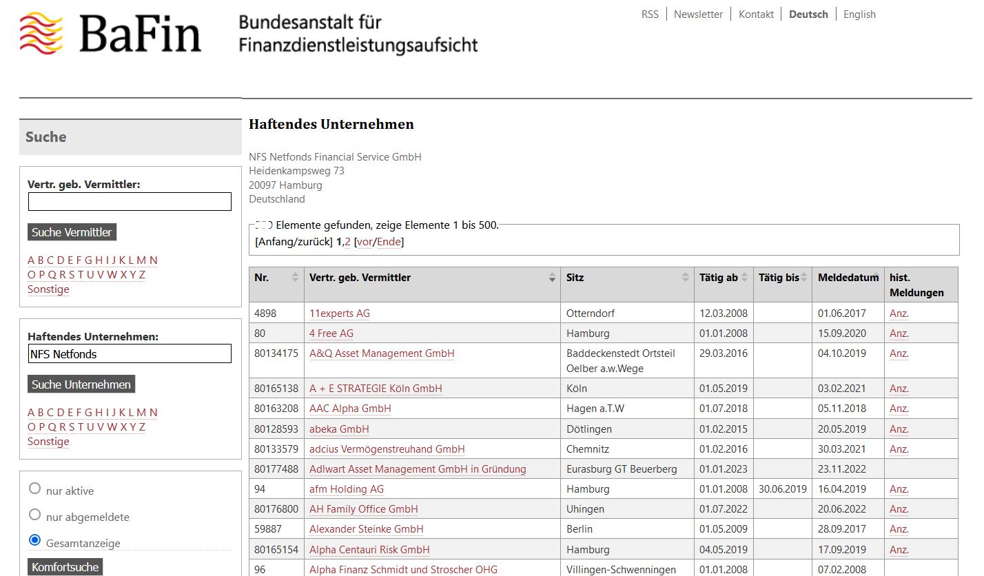 Was ist ein Tied Agent? - NFS Netfonds